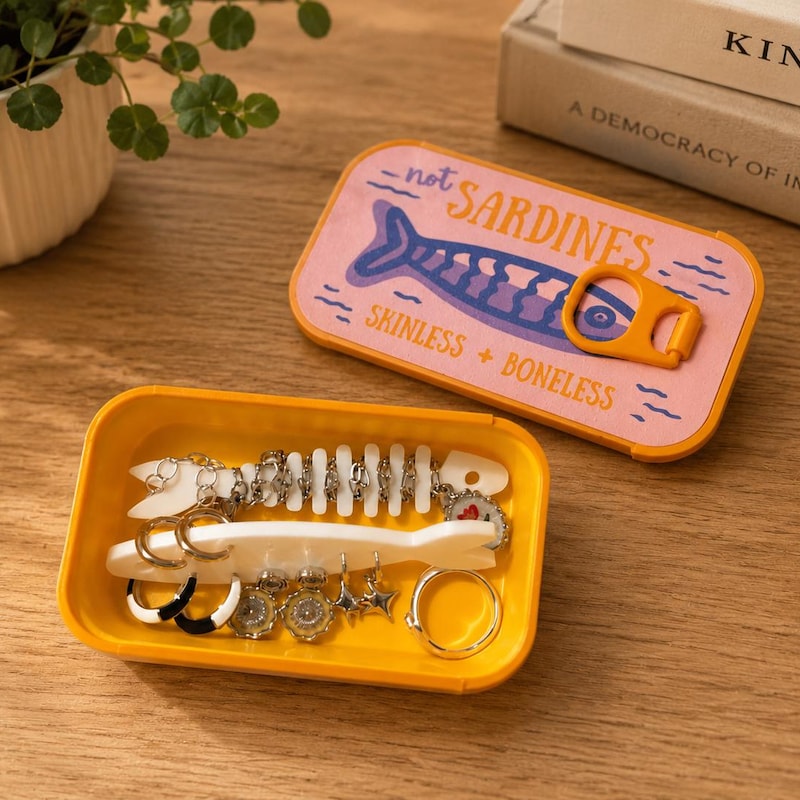 Sardine Tin Jewelry - Etsy