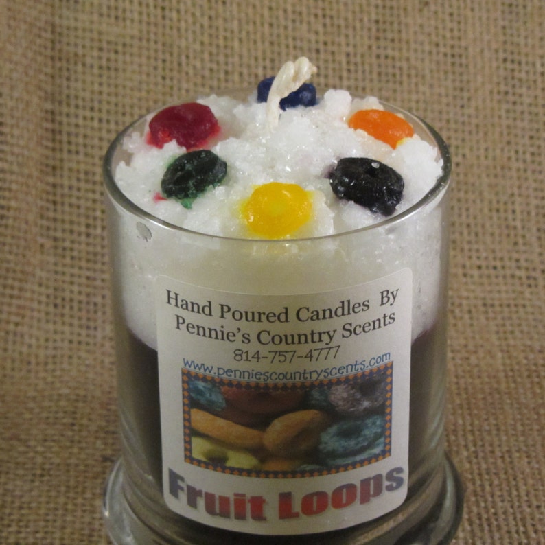 Fruit Loop Jar Candles - Etsy