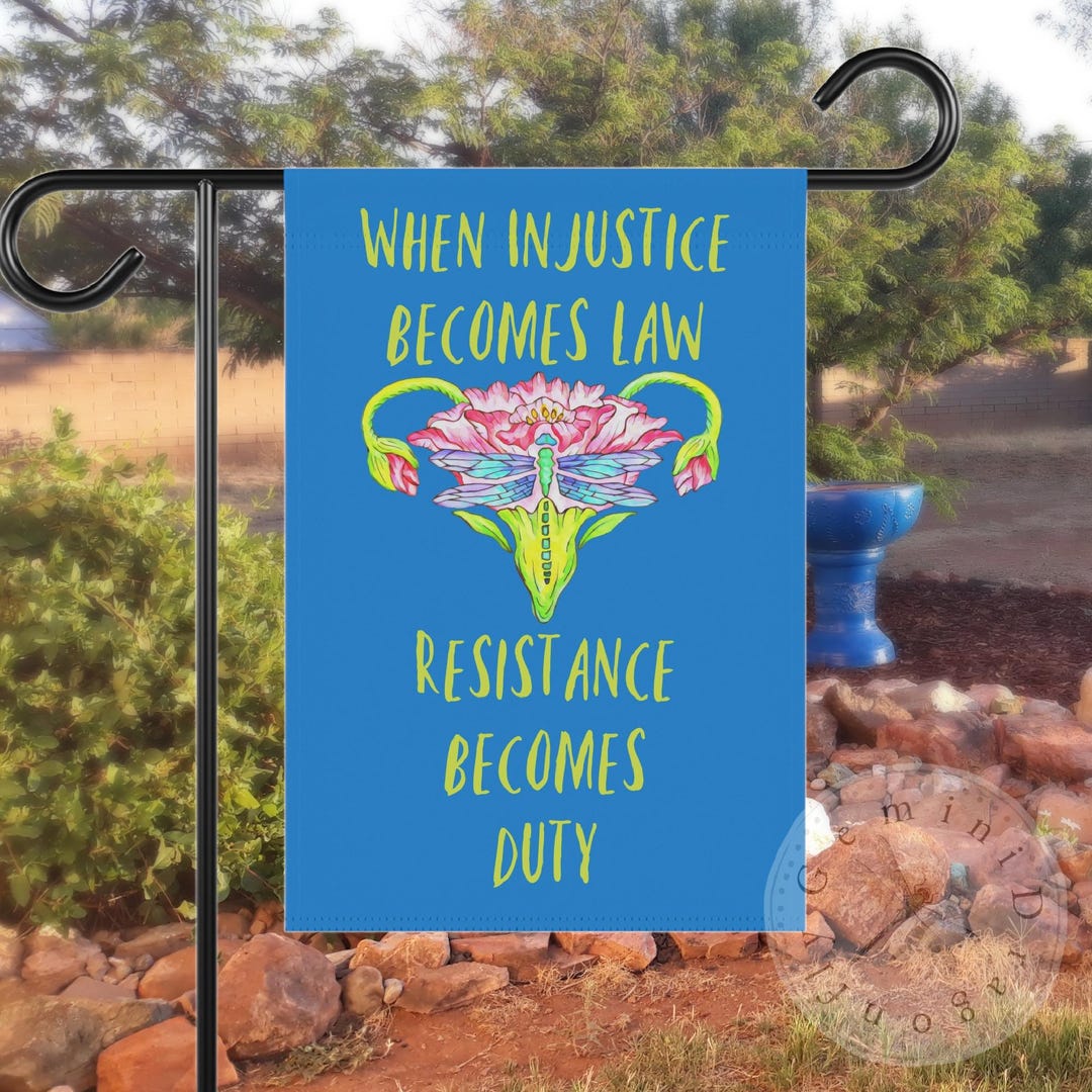 Reproductive Rights Garden Flag: Patriotic Resistance Sign, 12x18'' - Etsy