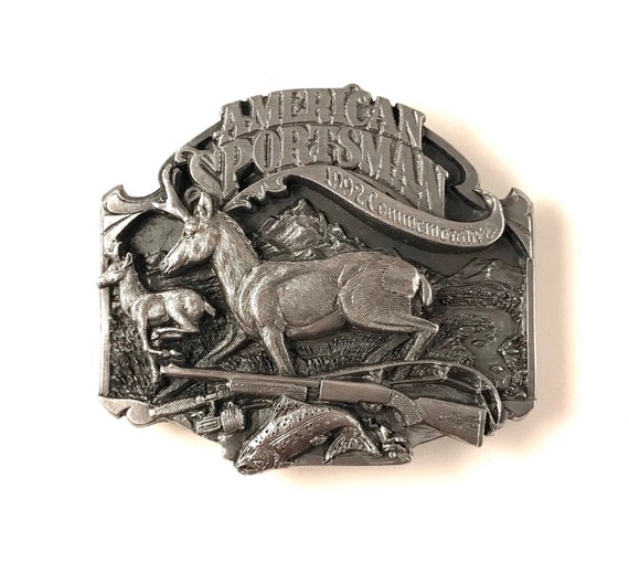 1992 American Sportsman Commemorative Belt Buckle by … - Gem