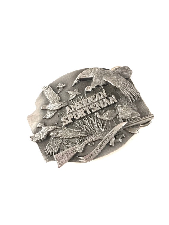 1989 American Sportsman Commemorative Belt Buckle by … - Gem