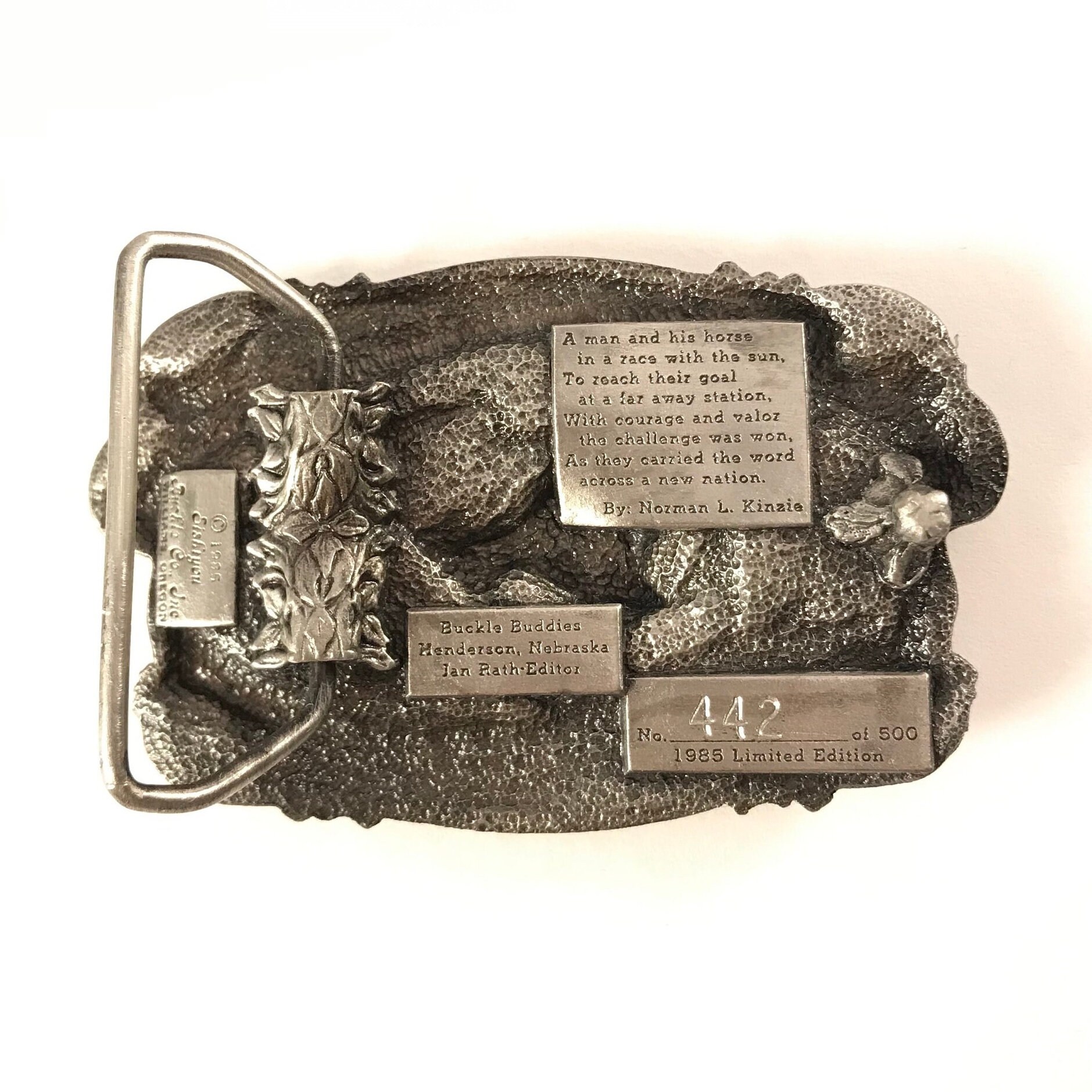 1985 Buckle Buddies, Buckle Collectors Magazine, Siskiyou Limited ...