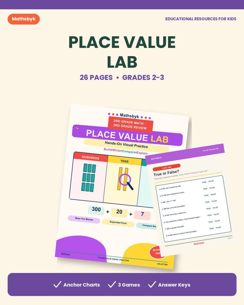 Place Value Worksheets 2nd Grade | Base Ten Blocks, Expanded Form ...