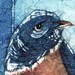 Watercolor Batik Bluebird Painting, Fine Art - Etsy