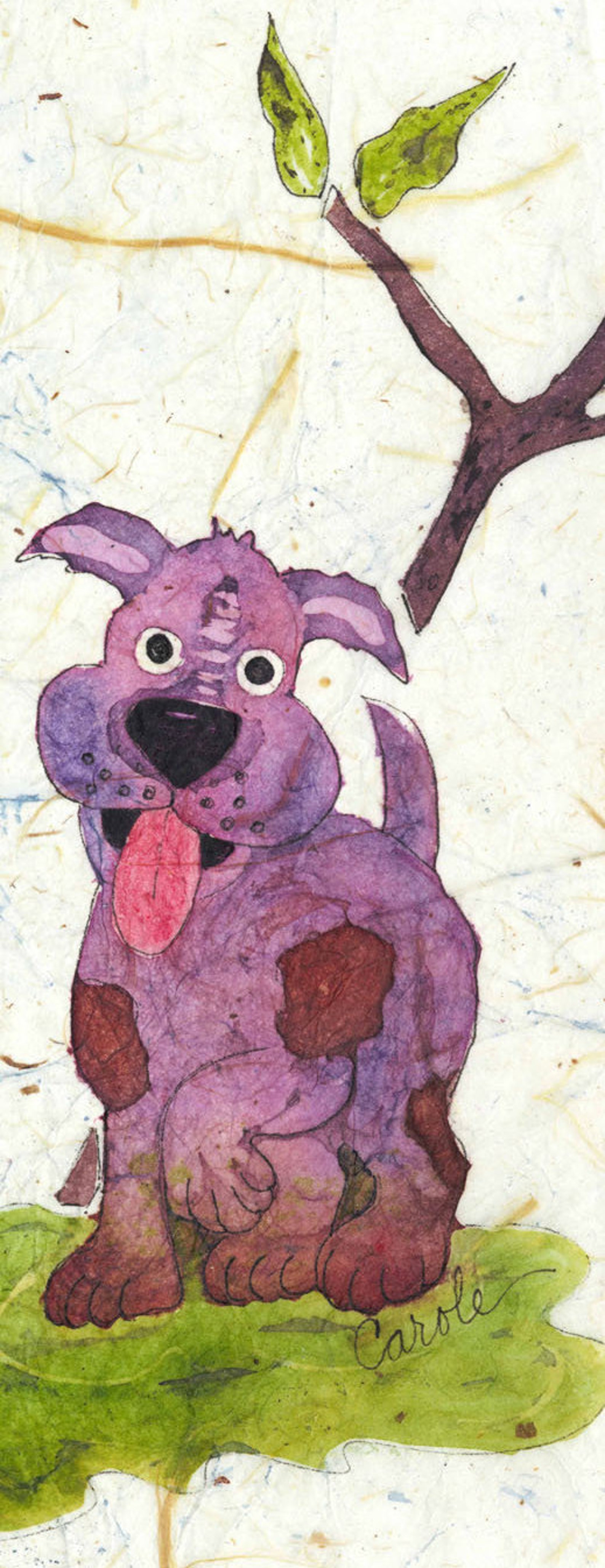 Watercolor Batik Dogs Dog Nursery Wall Art Watercolor - Etsy