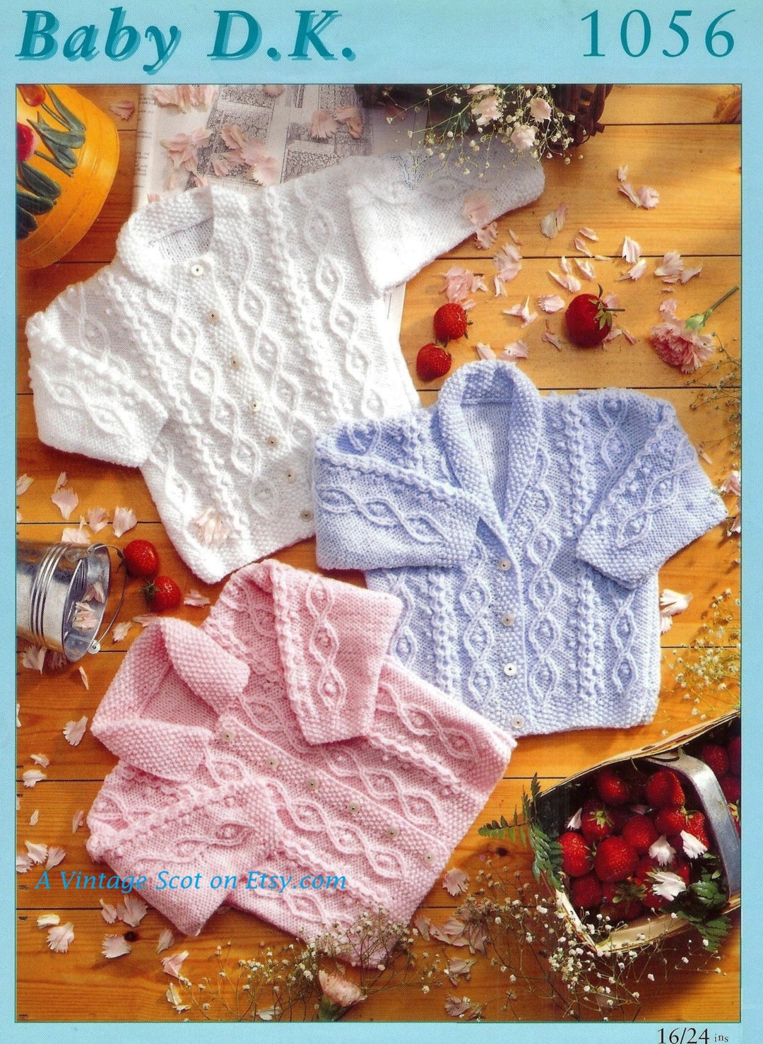 Baby / Toddler DK Cardigan and Jacket 3 Styles 16 24 Ins Baby 1056 PDF ...