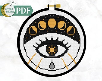 Evil Eye Cross Stitch Pattern - Etsy