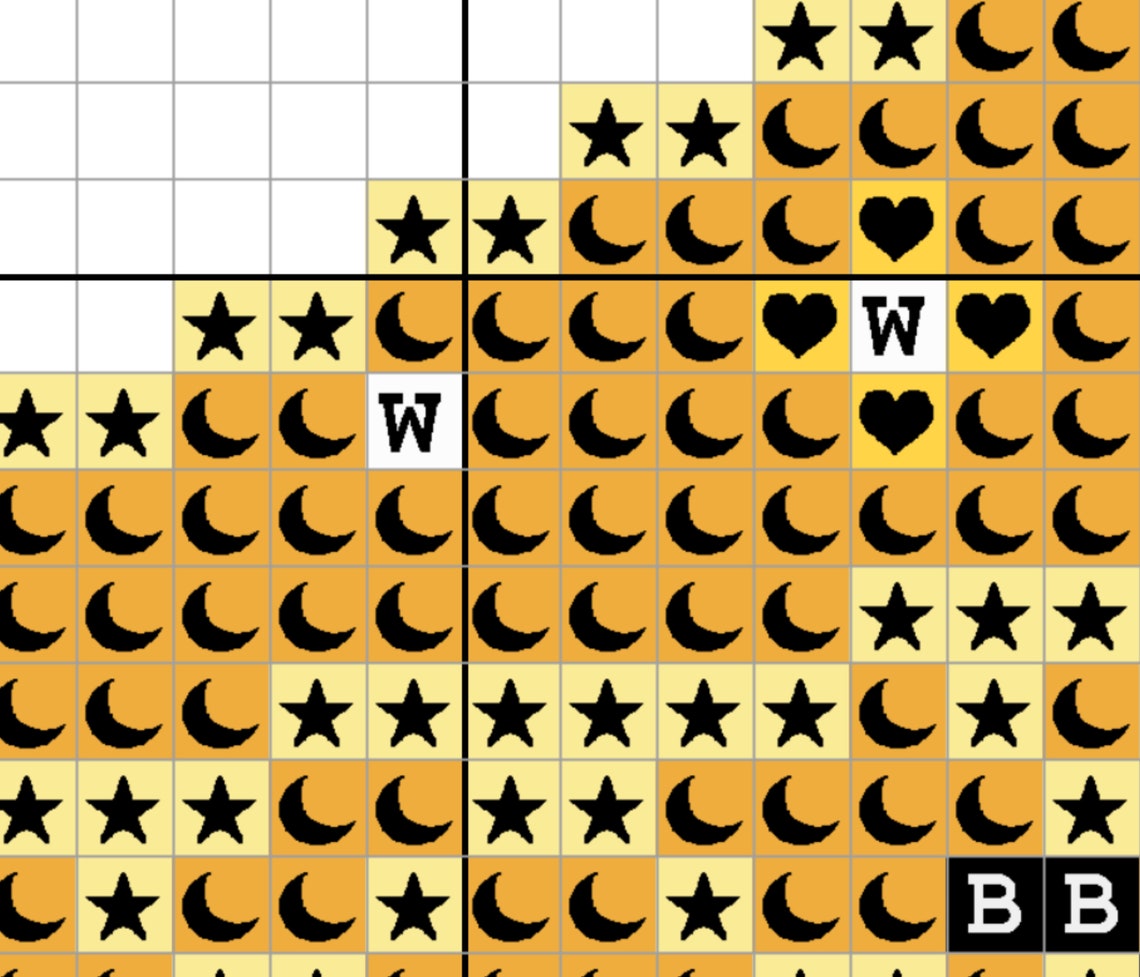 PDF Dnd Cross Stitch Pattern, D20 Cross Stitch Pattern, Bee Cross ...