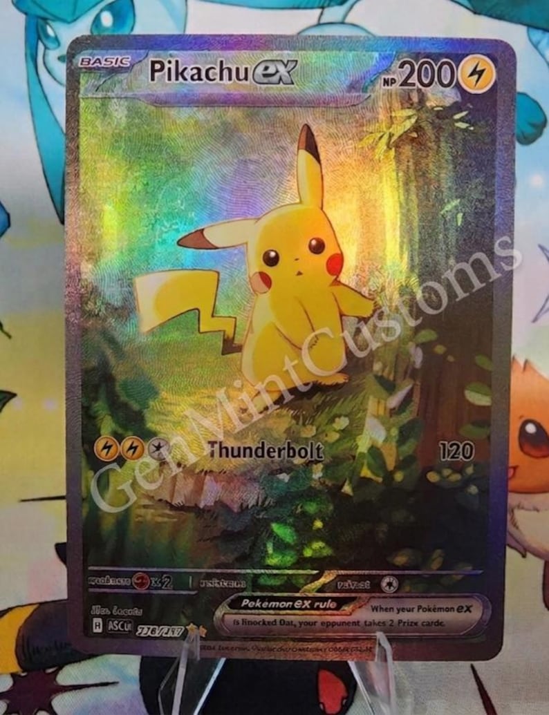 Custom Holographic Anime Display Card Handcrafted Collectible. - Etsy