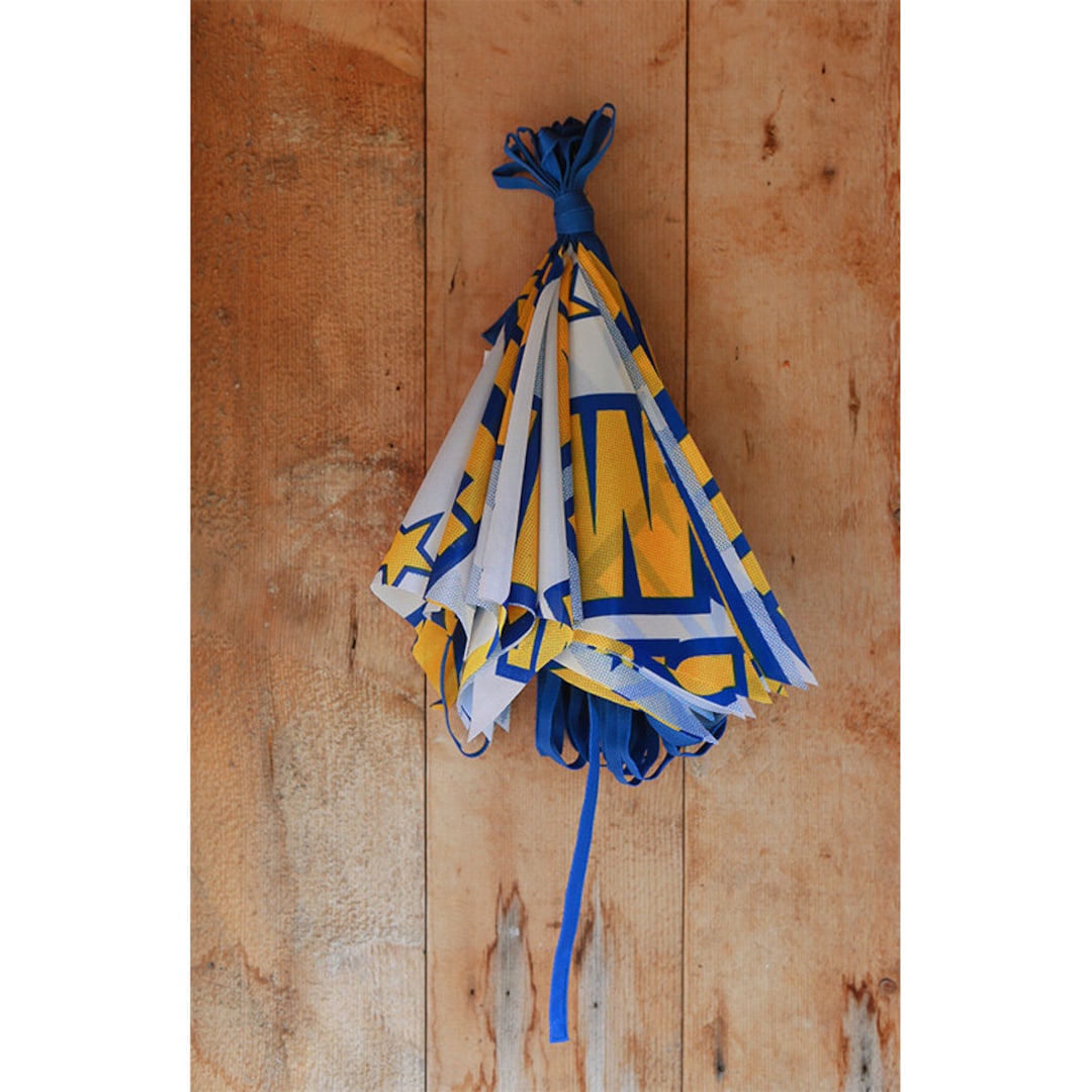 Outdoor Bunting Bunting Flags Comic Strips Yellow White Blue, 14 Meters ...