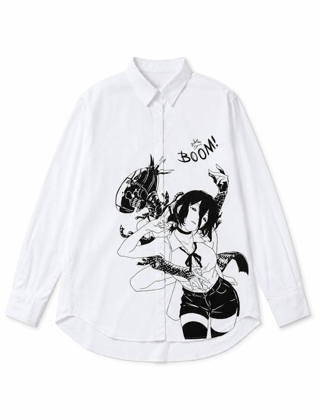 Hand-painted Anime Shirt - Etsy Australia