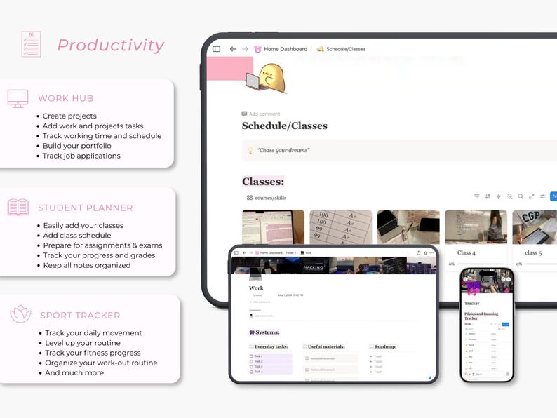 2026 Aesthetic Notion Life Planner | All in One Digital Planner ...