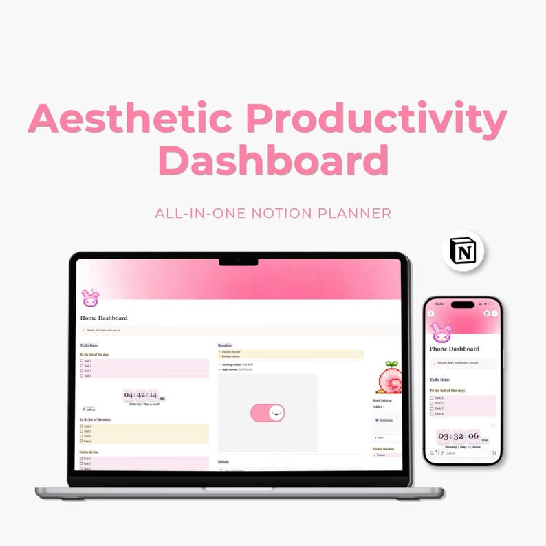 2026 Aesthetic Notion Life Planner | All in One Digital Planner ...