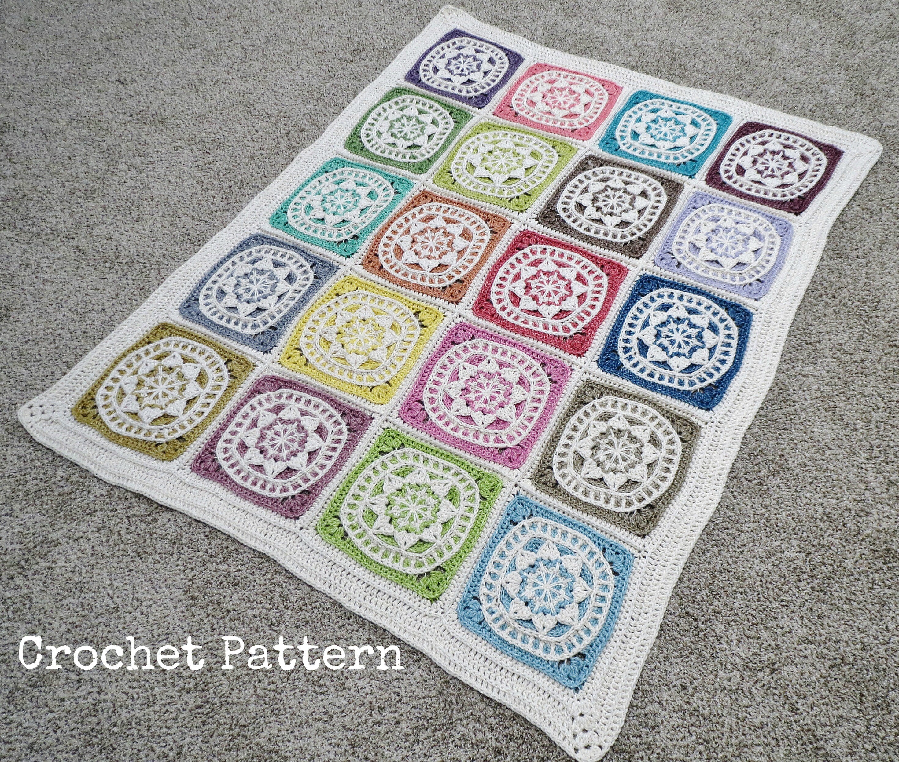 CROCHET BLANKET PATTERN Crochet Pattern Instant Download Pdf | Etsy