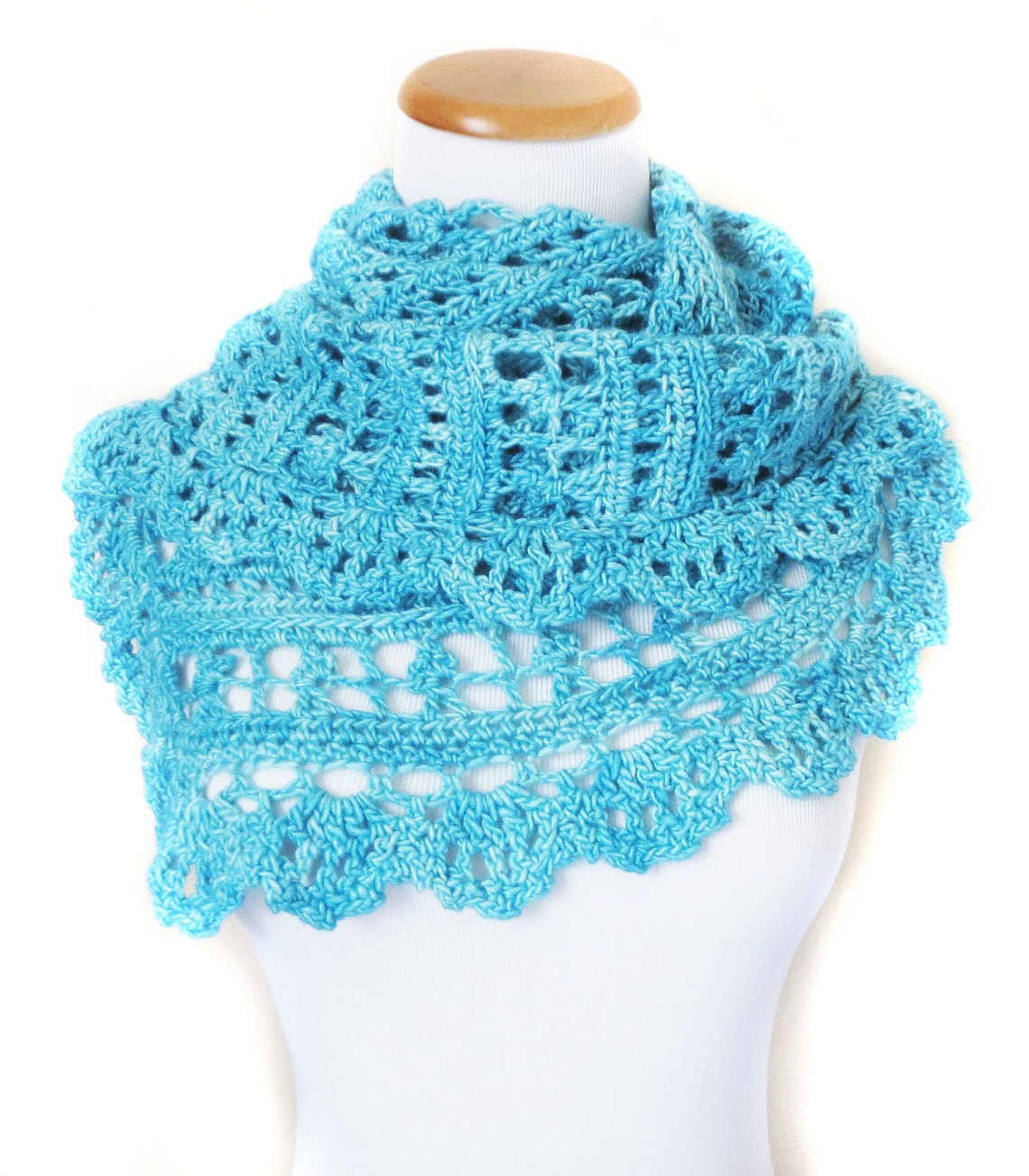 CROCHET SHAWL PATTERN Wrap Scarf Pattern Instant Download Pdf - Etsy