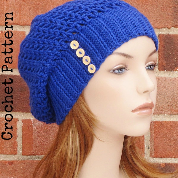 Crochet Button Hat - Etsy
