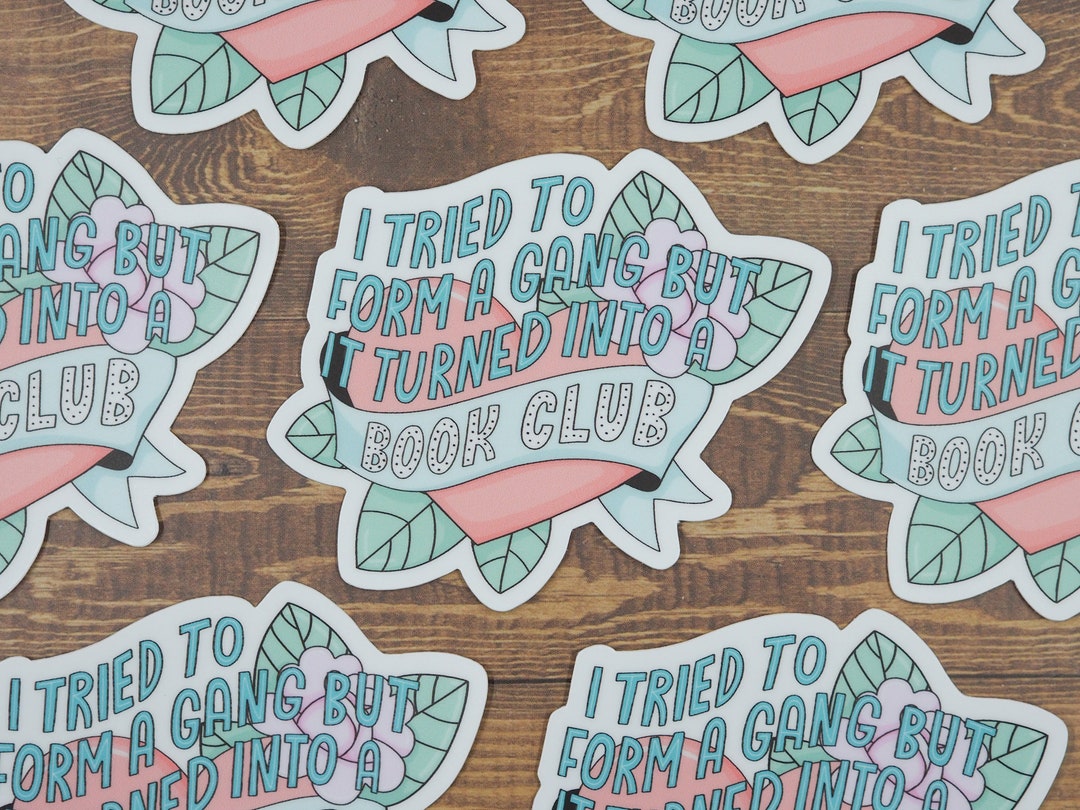 Book Club Sticker - Etsy