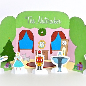 Nutcracker Party Scene Playtime Tableau PDF Set - Printable - - Puppet ...