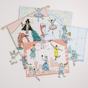 Nutcracker Puppet Theater Printable PDF Kit by Crafterina™ - Etsy