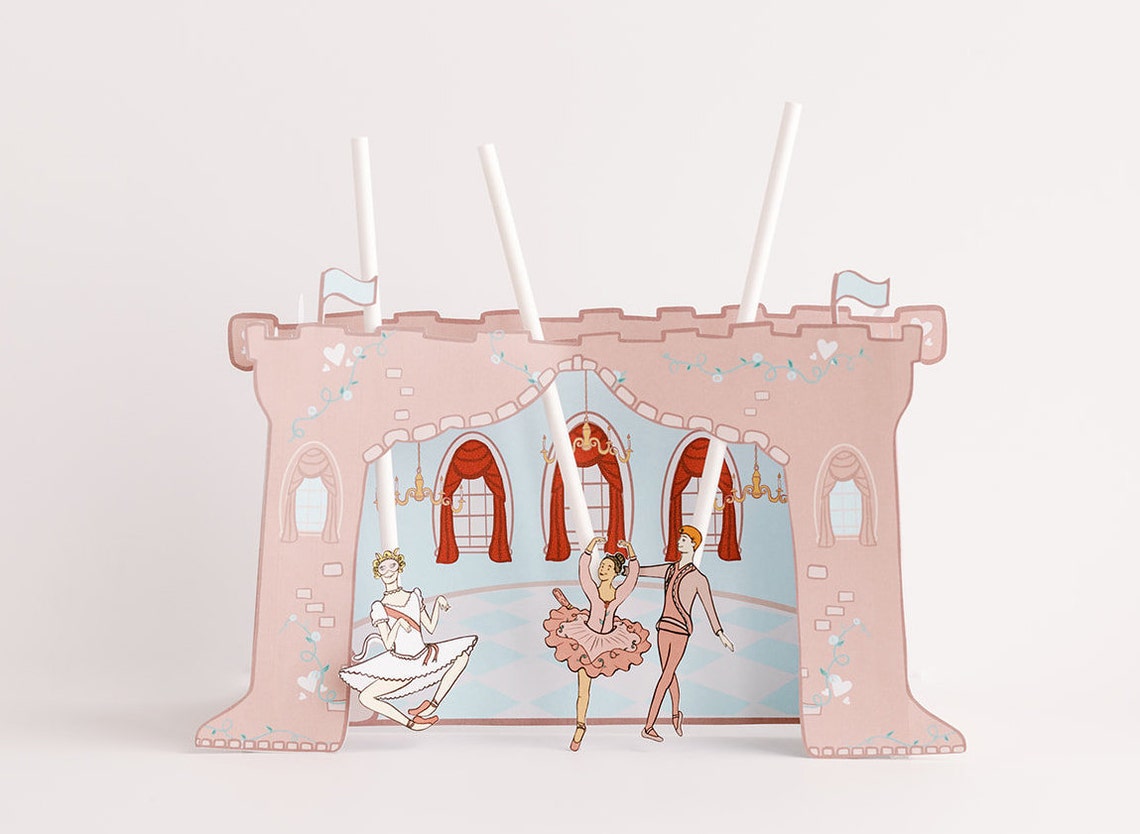 Sleeping Beauty Puppet Theater Printable PDF Kit by | Etsy