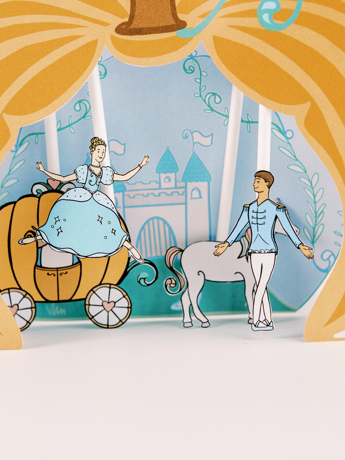 Cinderella Puppet Theater Printable PDF Kit by Crafterina™ - Etsy