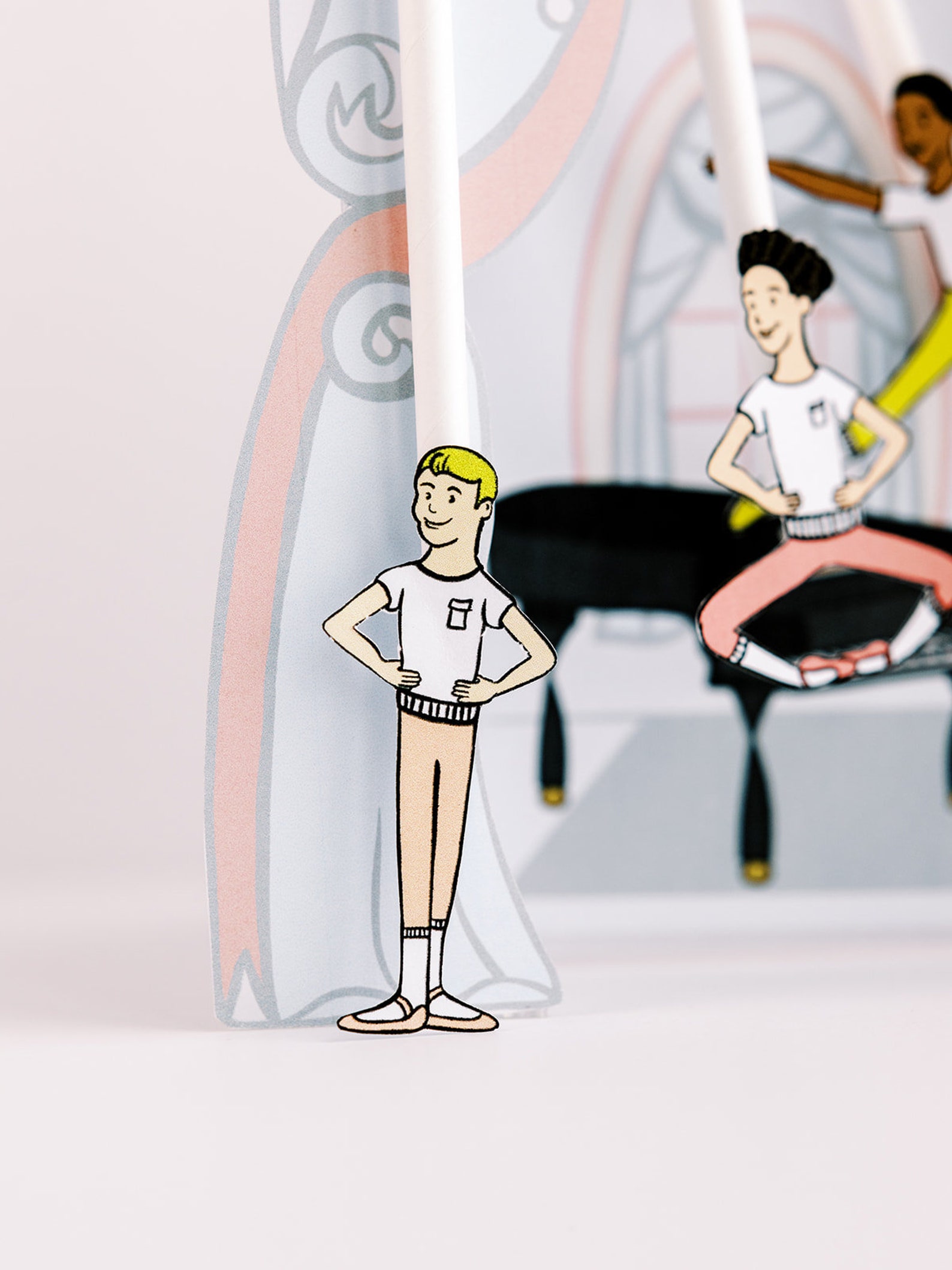 Ballet Class Puppet Theater Printable PDF Kit by Crafterina™ - Etsy