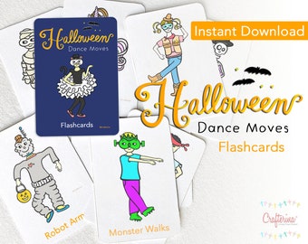 PDF Printable Ballet Flashcards DIY Craft Kit Party Favor - Etsy