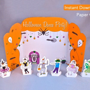 Halloween Dance Party Playtime Tableau Set - PDF Download - Printable ...