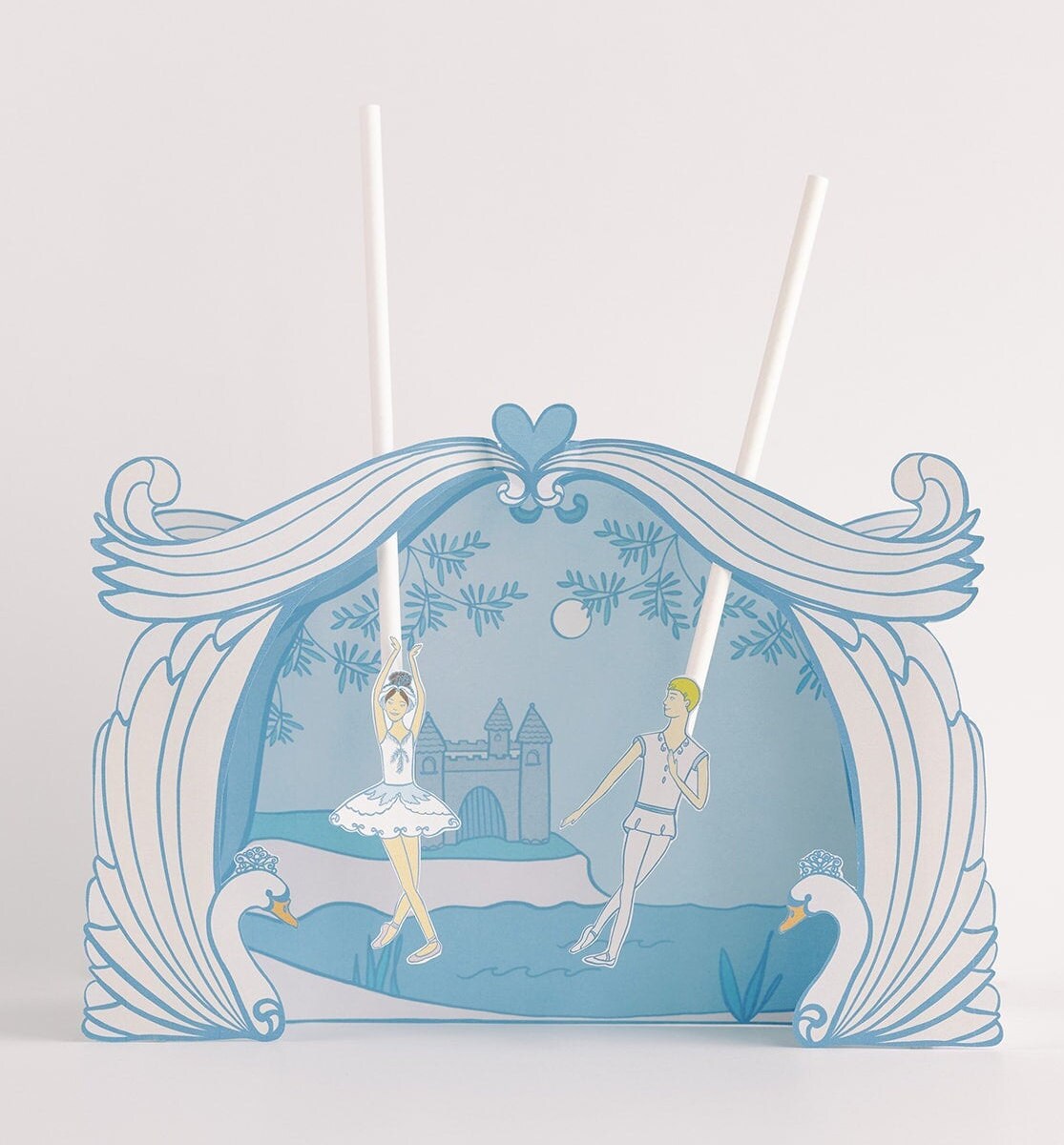 Swan Lake Puppet Theater Printable PDF Kit by Crafterina™ - Etsy