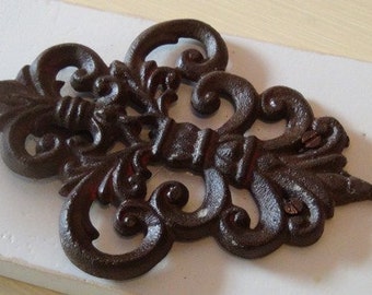 Wall Hanging of Smiling Cast Iron Sun Face with Hook & Pale | Etsy