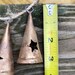 STAR BELLS - Group of Rustic Gold Cone-shaped Bells With Star Cut-outs ...