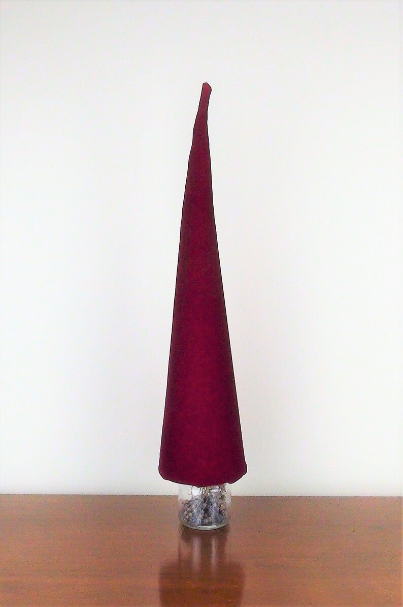 Modern Red Velvet Christmas Tree-unique, Handmade, Original Design ...
