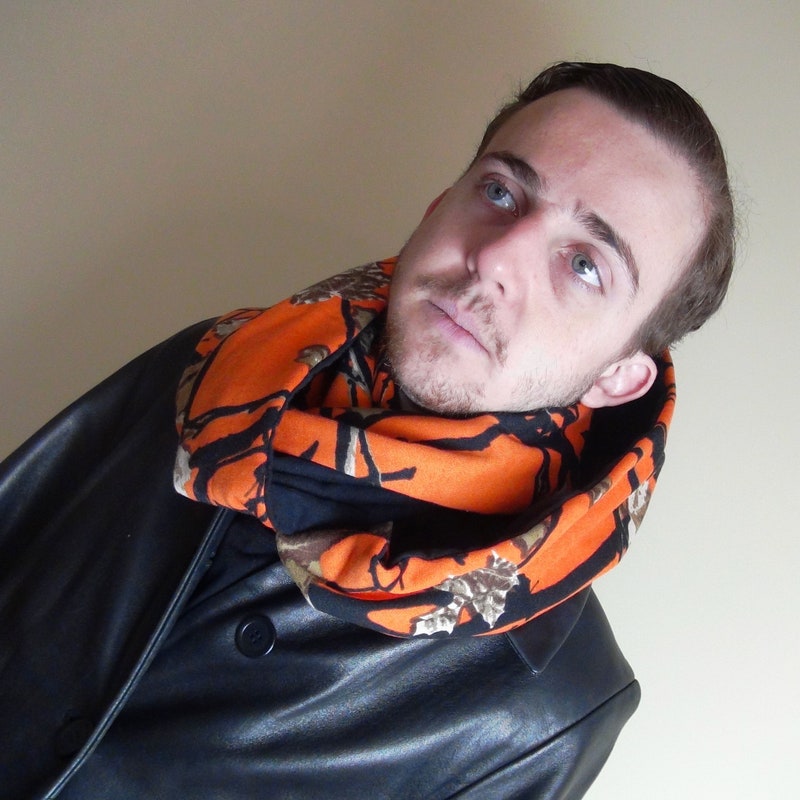 Hunter Orange Fabric - Etsy