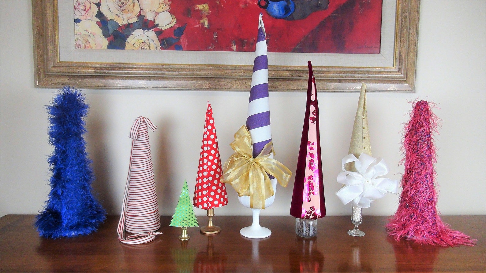 CANDY STRIPE Christmas Tree-original Design From Nightingale - Etsy
