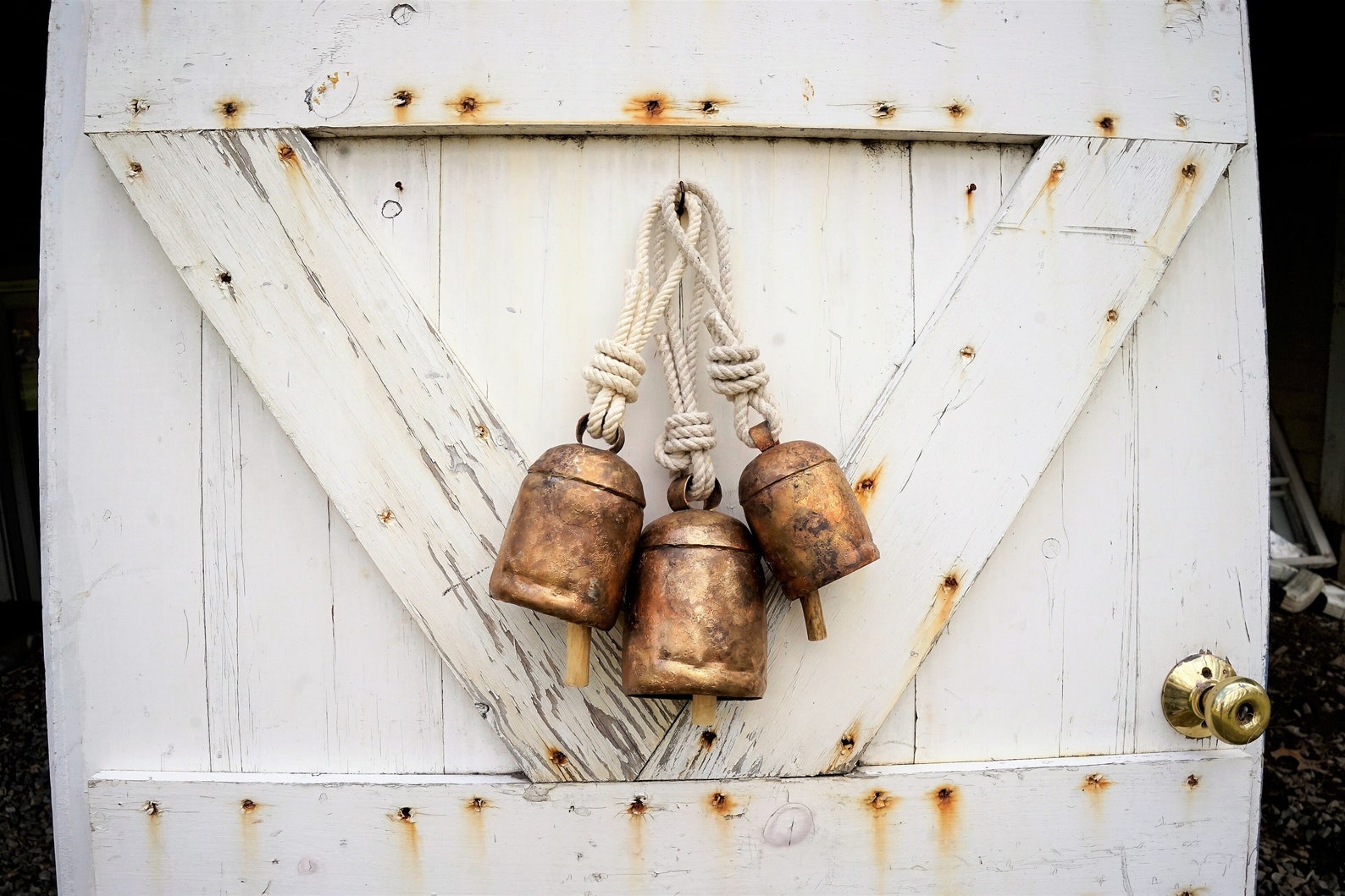 CHONKY BELLS Large Sizes Set of 3 Heavy Rustic Bells on - Etsy