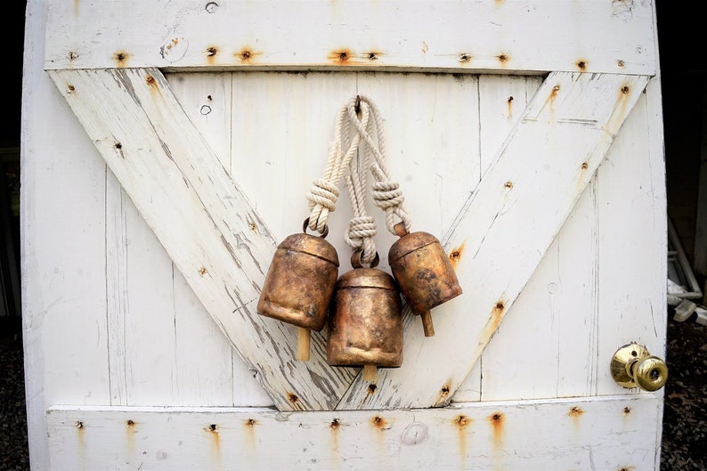 CHONKY BELLS Large Sizes Set of 3 Heavy Rustic Bells on - Etsy