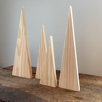 Birch Tree Wood Slice Trees Set of 3 - Etsy