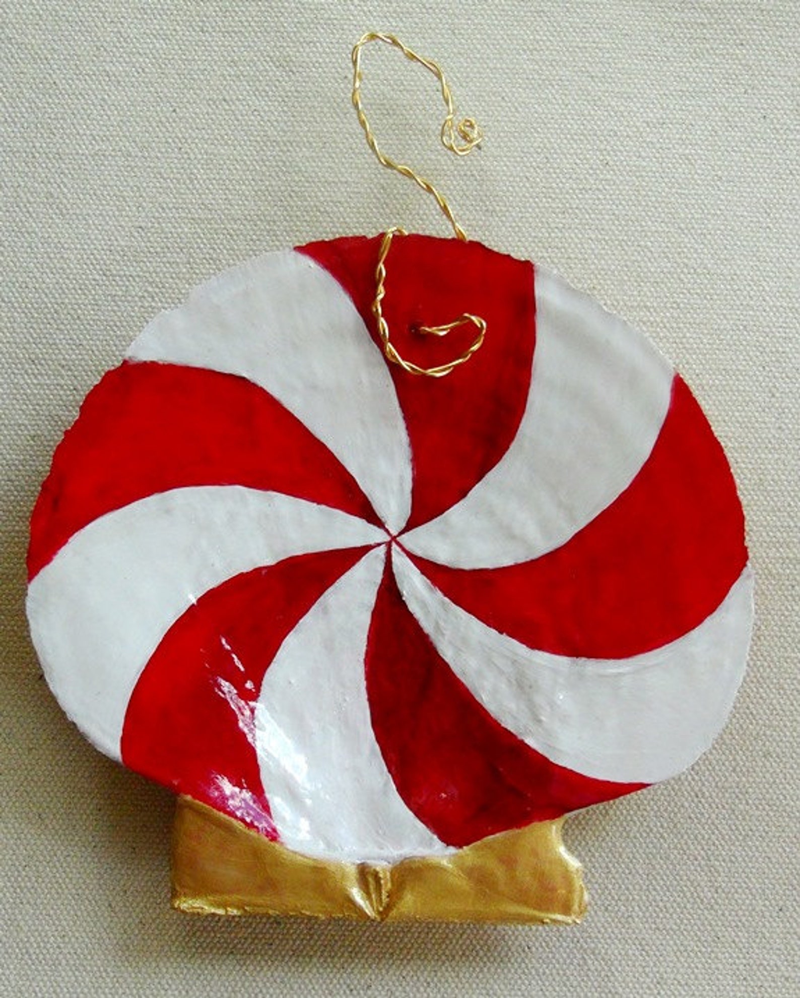 Hand Painted Scallop Shell Christmas Ornament Shell From - Etsy