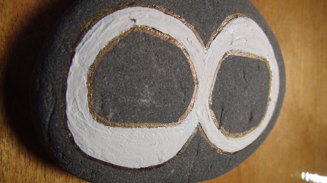 Hand Painted Numbered Rocks-numbers Zero Thru Nine-on Smooth | Etsy