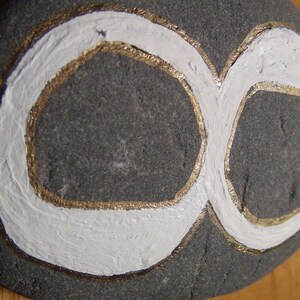 Hand Painted Numbered Rocks-numbers Zero Thru Nine-on Smooth Beach ...