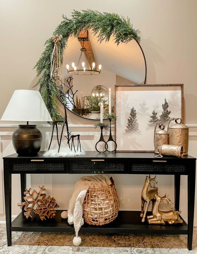 Yuletide Bells Set of 3 Large Rustic Gold Bells With Rope - Etsy