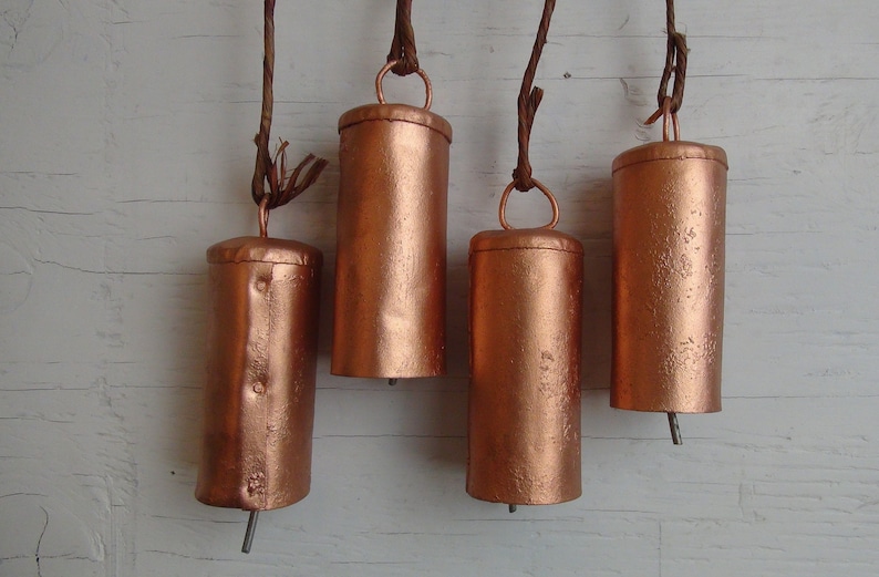 The PERFECT Wind Chime Bells! Large, Long, Copper Painted, Melodic Ring ...