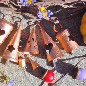 COPPER Painted BELLS Variety Pack-sample 7 of Our Popular Copper Bells ...