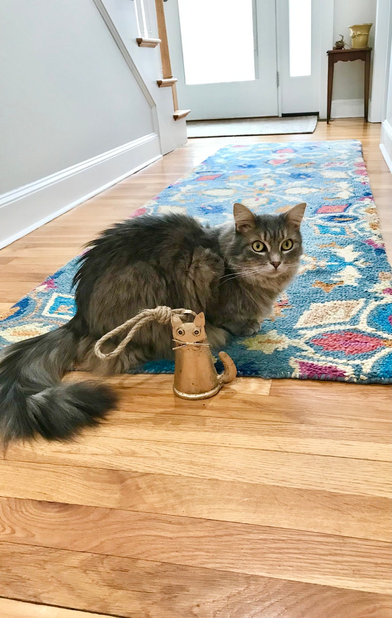 Mr. Meowsur CAT BELL in Gold Rustic Farmhouse Style - Adorable Ringing ...