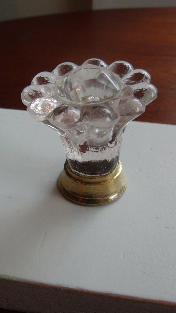 Wall Hanging of Smiling Cast Iron Sun Face With Hook & Pale Pink Glass ...