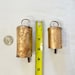 OLD WORLD Bells 5 Beautiful Rustic Gold Bells in Two Sizes Wind Chimes ...