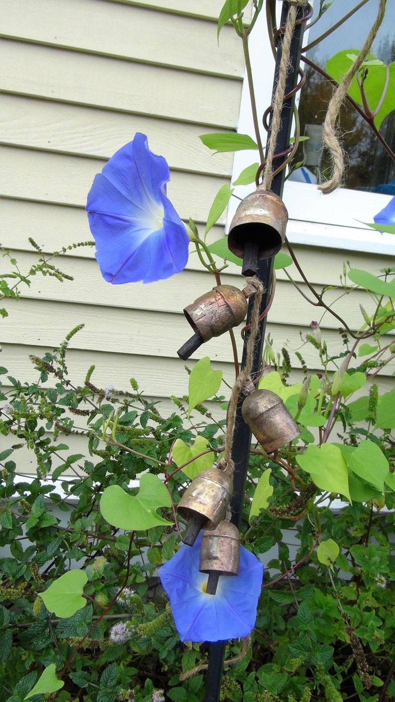 GUARDIAN ANGEL Bells-5 Handmade Brass Bells-great for Craft Projects ...
