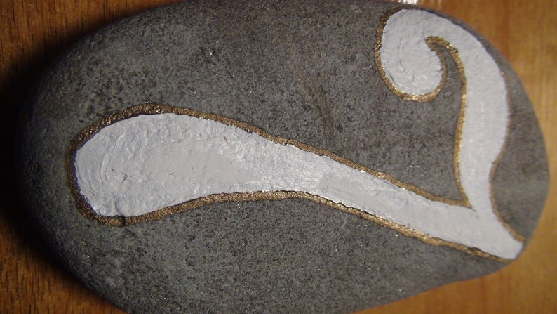 Hand Painted Numbered Rocks-Numbers Zero Thru Nine-On Smooth | Etsy