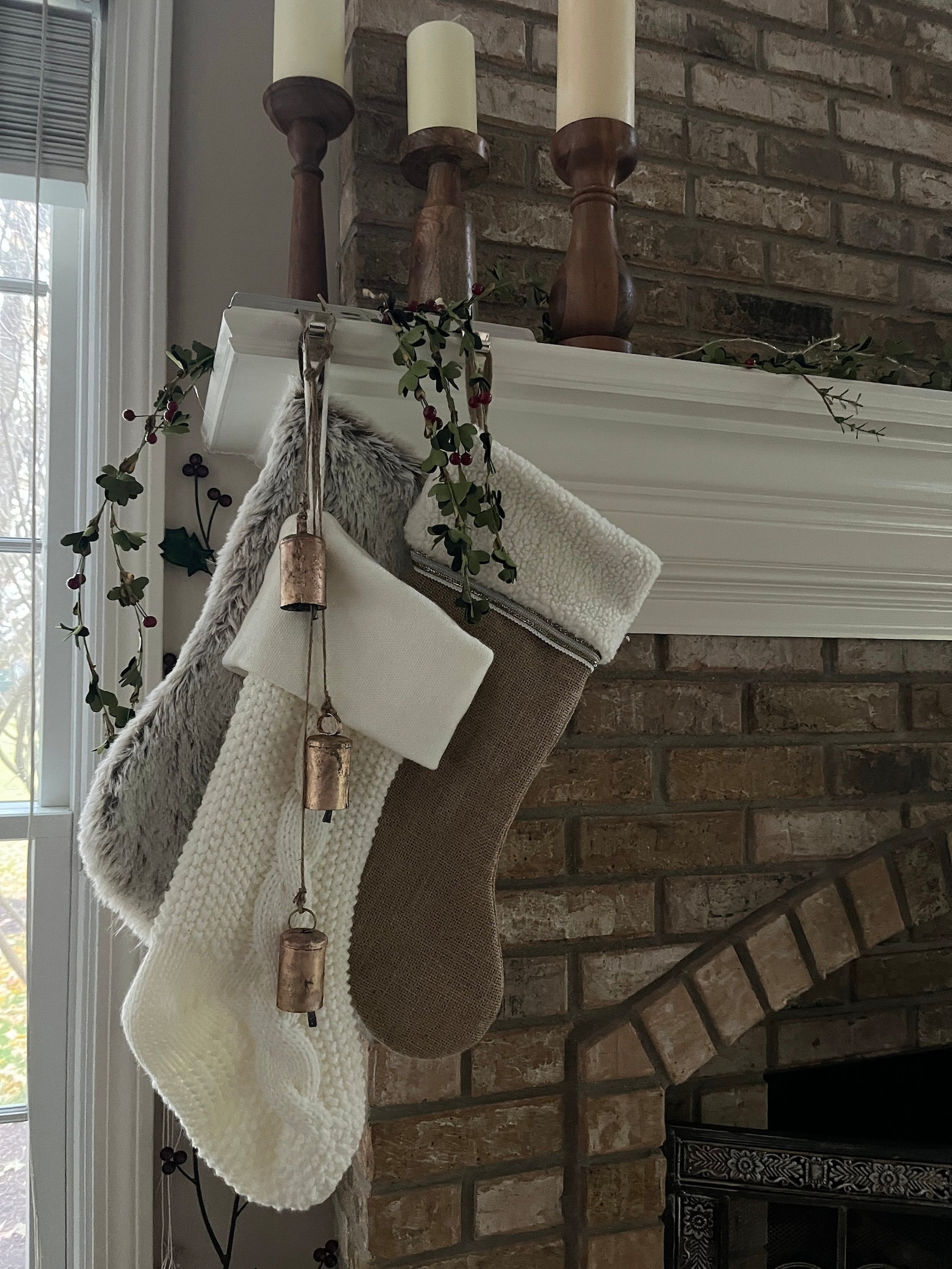 OLD WORLD Bells 5 Beautiful Rustic Gold Bells in Two Sizes Wind Chimes ...