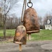 Hat Bell Rustic Gold Rough Hewn Bell With Wooden Clapper - Etsy